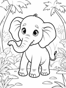 30 Halaman Mewarnai Gajah Gratis yang Menakjubkan untuk Diunduh 🎨🐘 ...