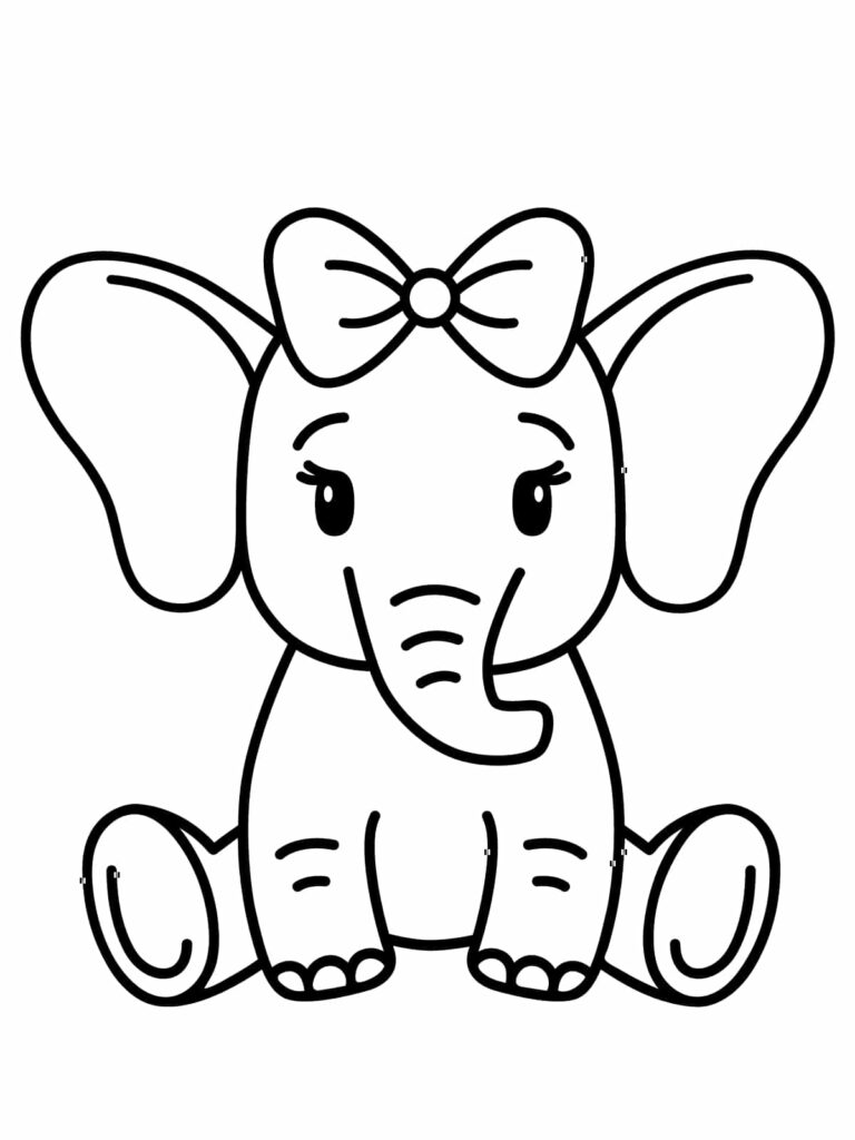 Top 30 des coloriages d'éléphants gratuits à télécharger 🎨🐘 ...
