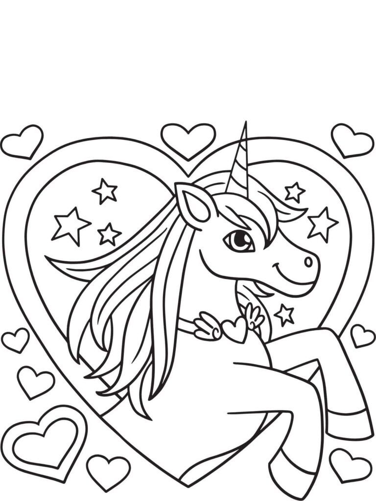 Unicorn Coloring Pages: Color Your Dreams with Fantasy 🎨🌈 ...