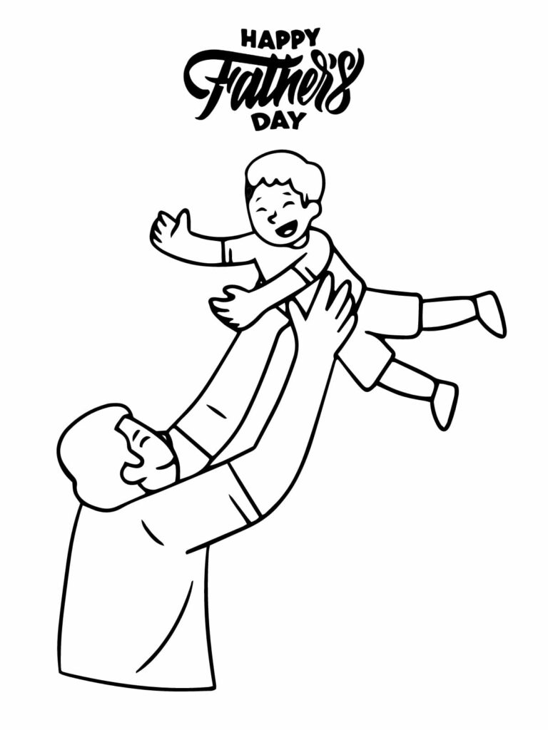 40+ Father's Day Coloring Pages: Show Dad Some Love 🎨👨‍👧 ...