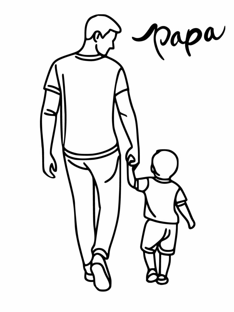 40+ Father's Day Coloring Pages: Show Dad Some Love 🎨👨‍👧 ...