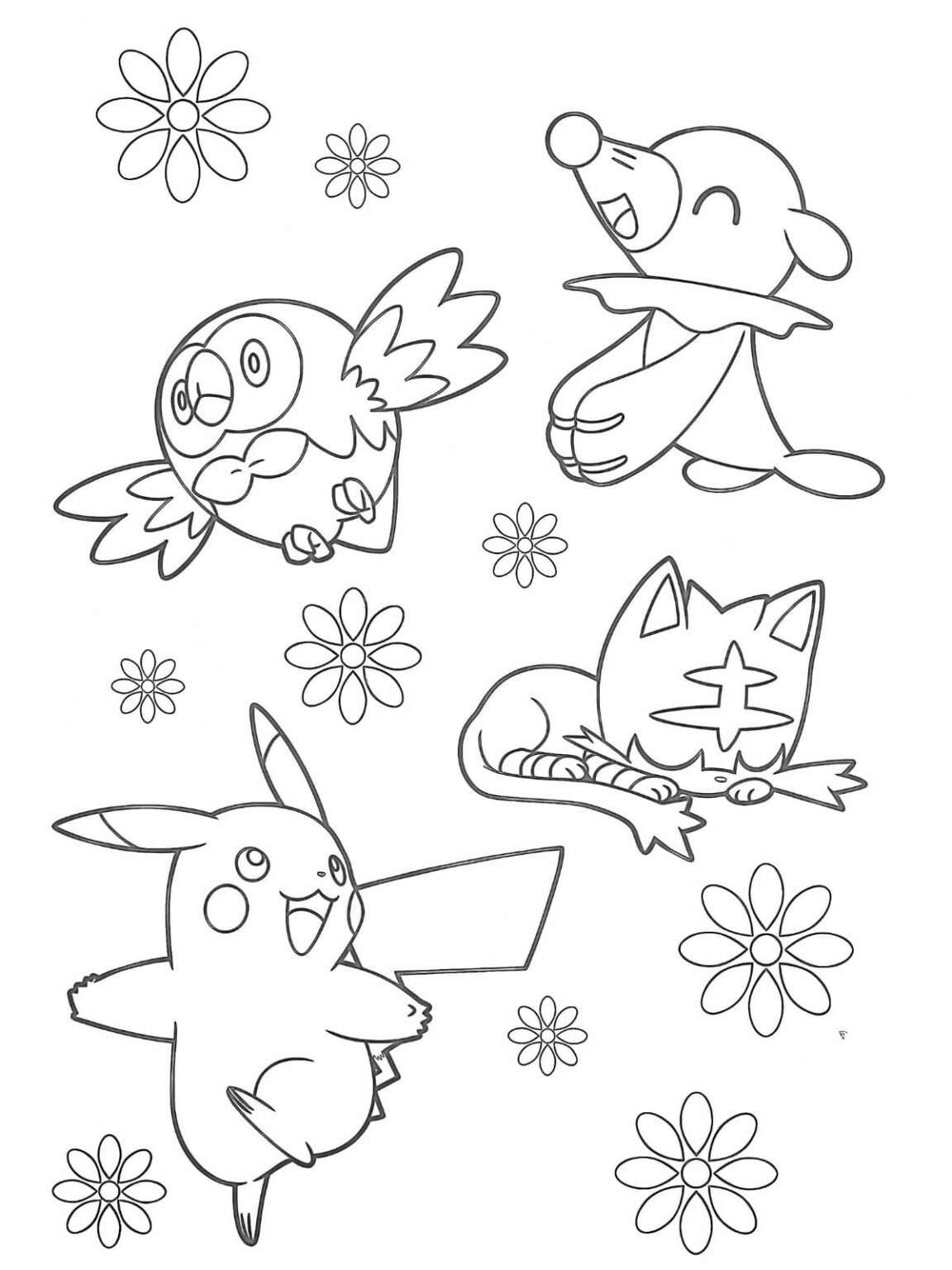 40+ Halaman Mewarnai Pokemon Gratis yang Akan Disukai Anak-Anak 🎨⚡ ...