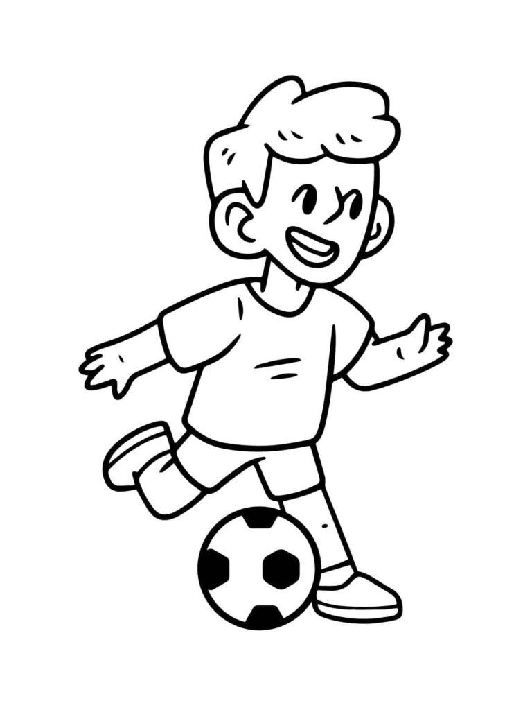 Exciting Football Coloring Pages for Kids ⚽🎨 - Coloringpagesforkids.net