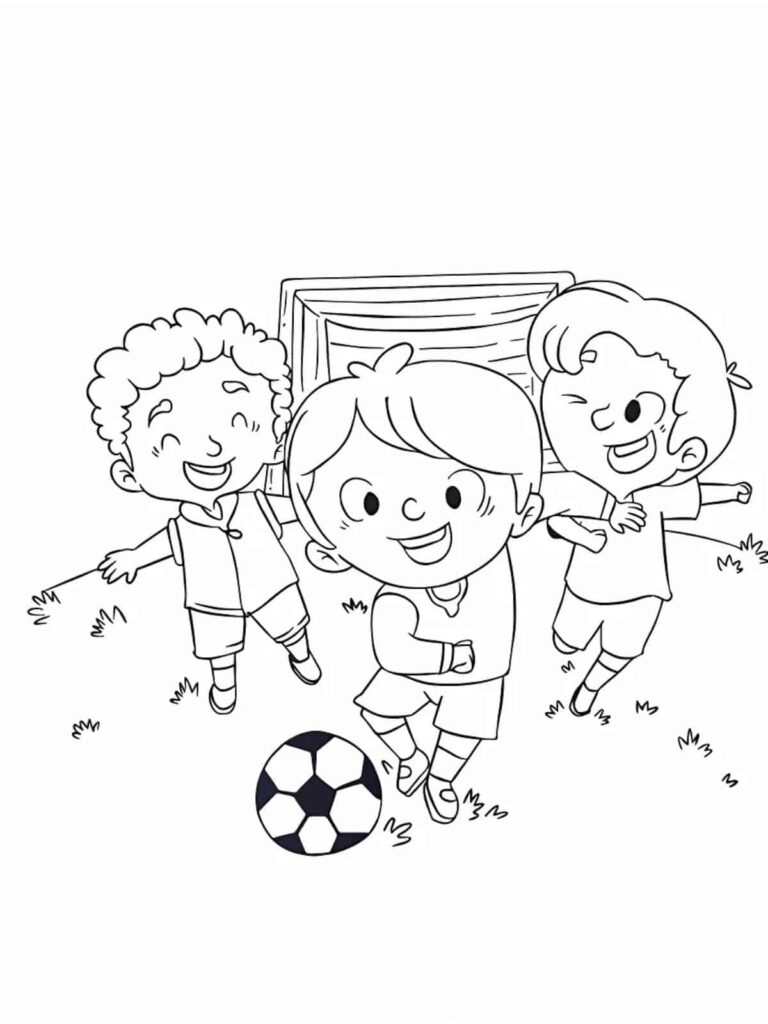 Exciting Football Coloring Pages for Kids ⚽🎨 - Coloringpagesforkids.net