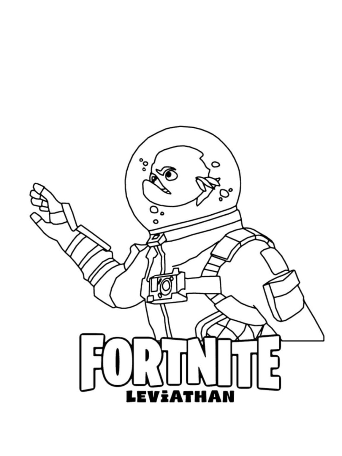 Fortnite Coloring Pages: Drop In Battle Royale Adventure 💥 ️ ...
