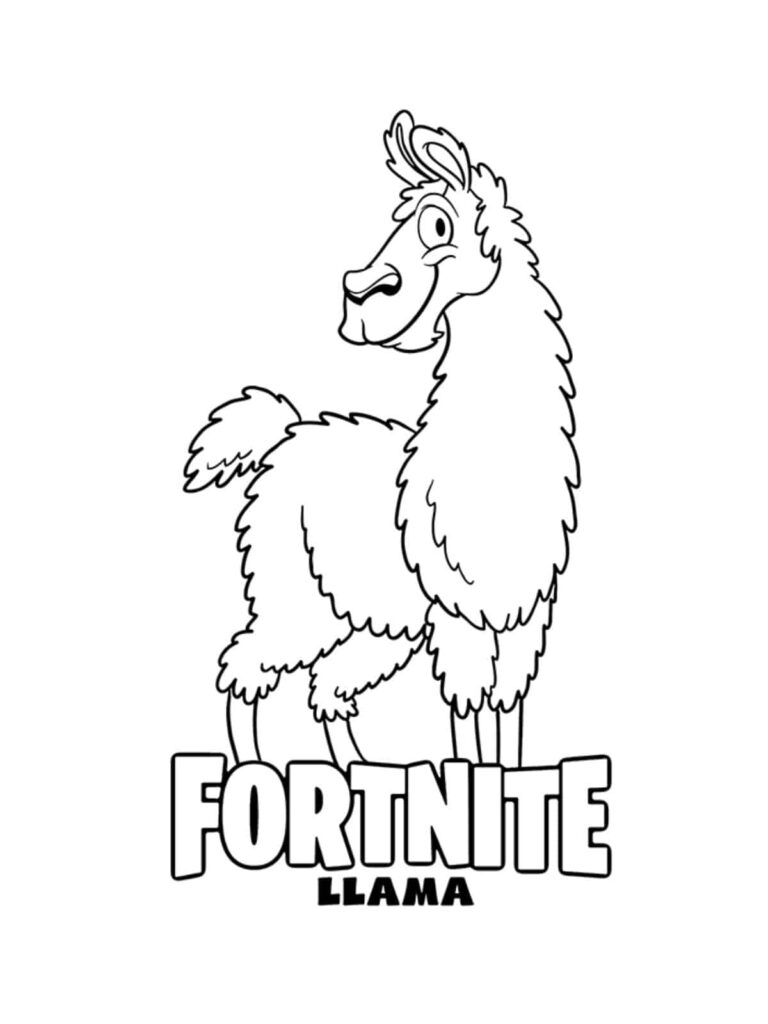 Fortnite Coloring Pages: Drop In Battle Royale Adventure 💥 ️ ...