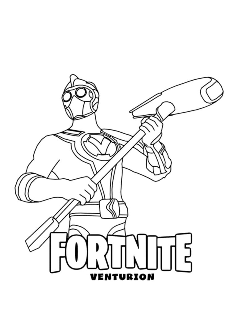 Fortnite Coloring Pages: Drop In Battle Royale Adventure 💥 ️ ...