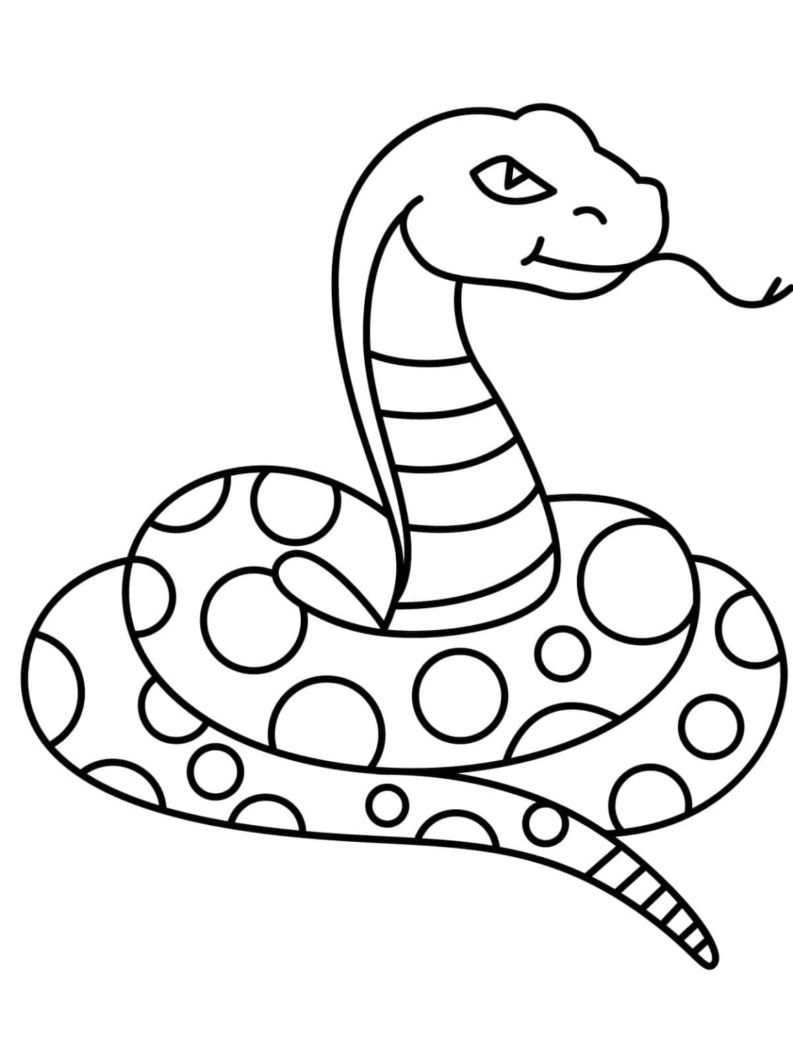 Explore 25 free printable snake coloring pages 🐍🎨 ...
