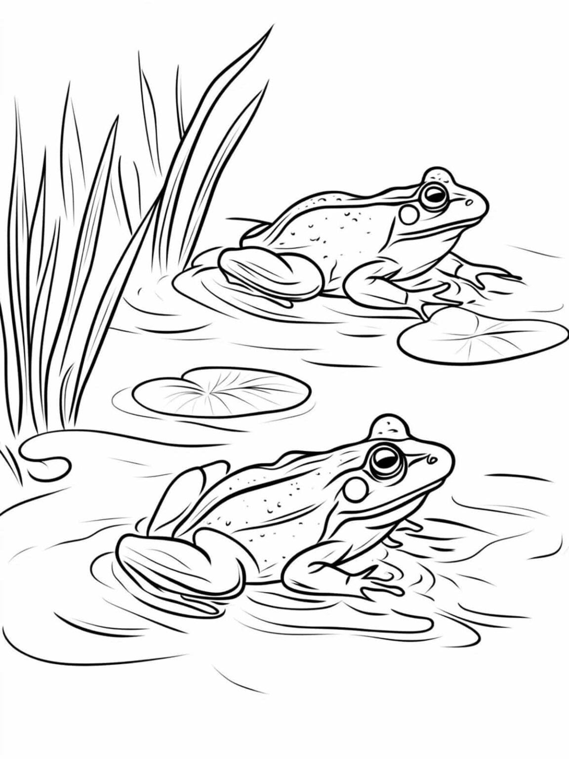 30+ Frog Coloring Pages: Jump into Creative Fun 🎨🐸 ...