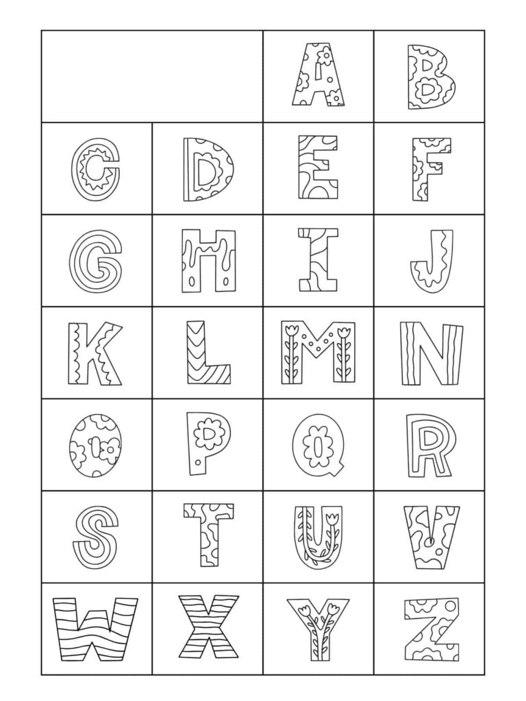 A to Z: Creative Alphabet Coloring Pages For Kids 📚🖍️ ...