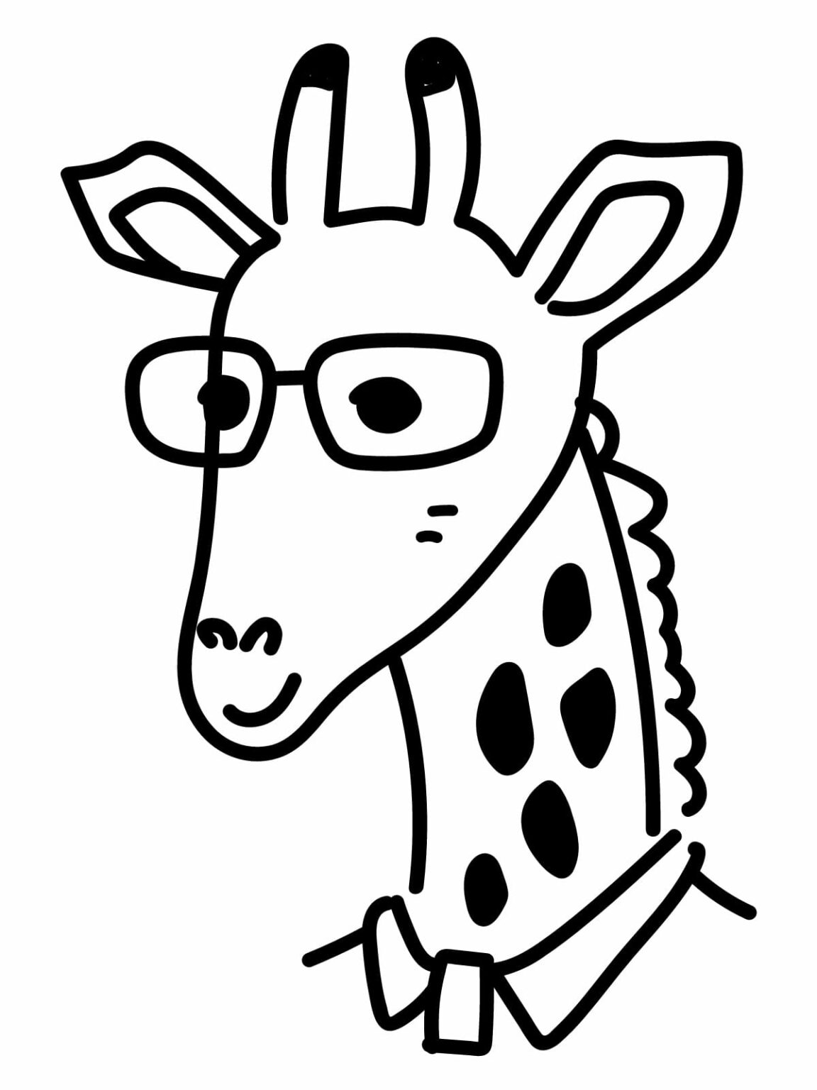 30 best giraffe coloring pages printable for kids 🦒🎨 ...