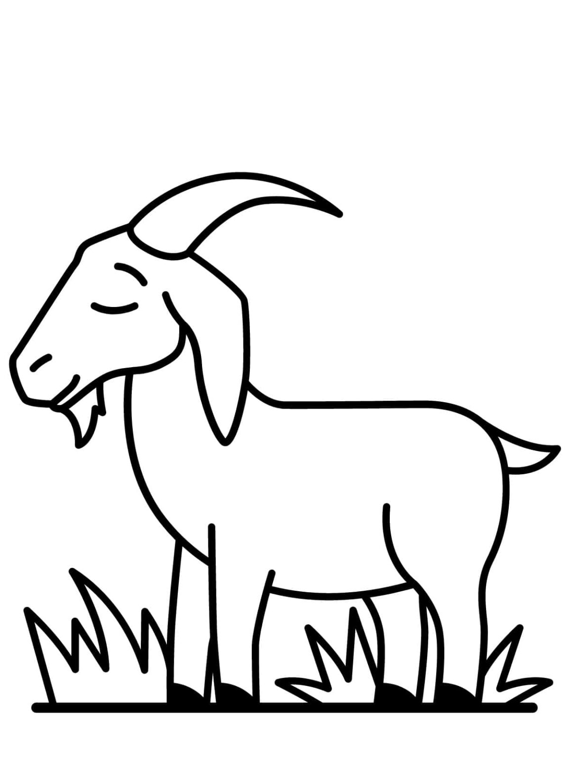Jelajahi Dunia 30+ Halaman Mewarnai Kambing 🐐🎨 - Coloringpagesforkids.net