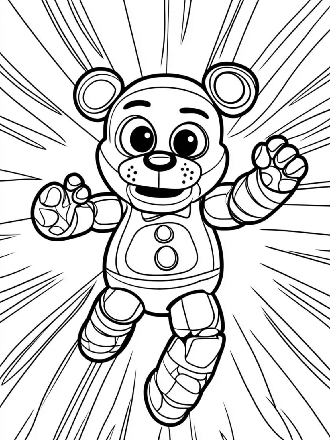 Five Nights At Freddys Coloring Pages: Pesadelos Artísticos! 🎭🖌️ ...