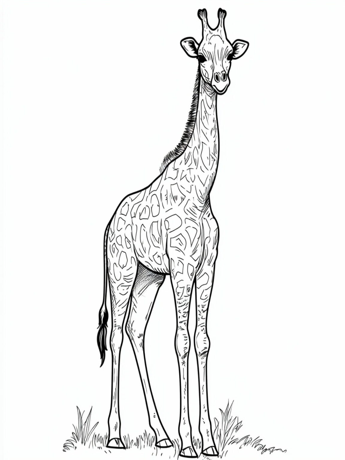 Le 30 migliori pagine da colorare di giraffe stampabili per bambini 🦒🎨 ...