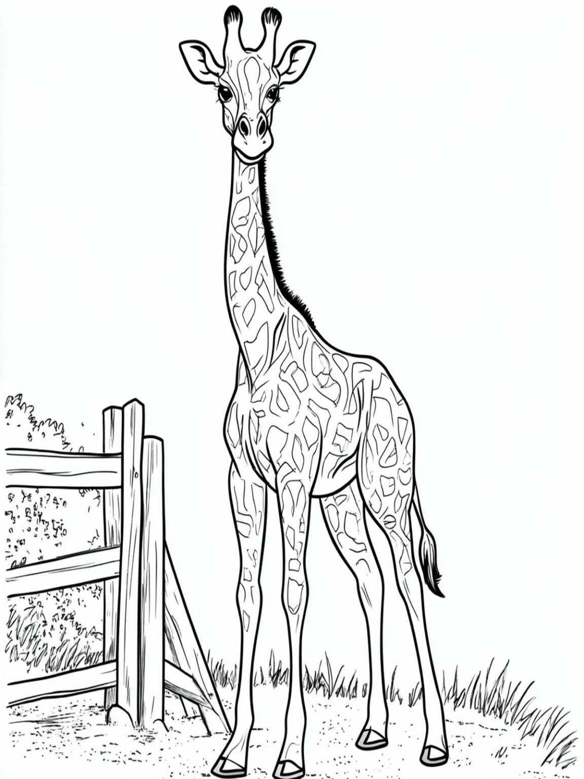 30 best giraffe coloring pages printable for kids 🦒🎨 ...