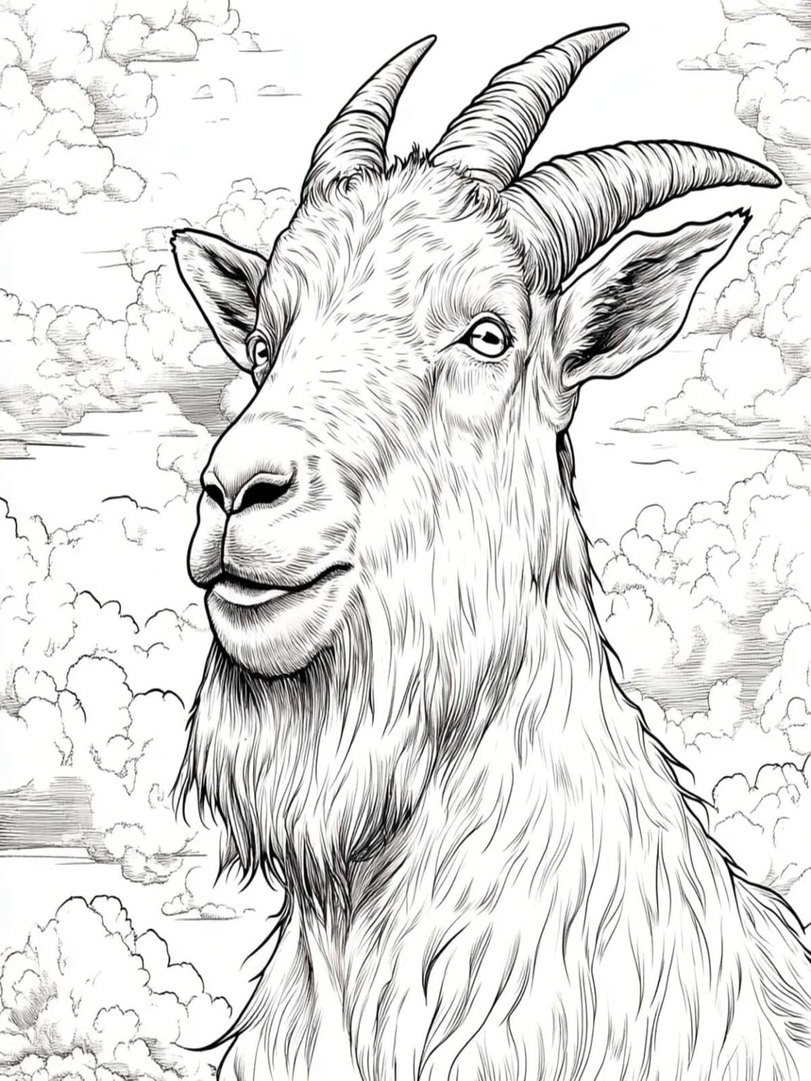 Jelajahi Dunia 30+ Halaman Mewarnai Kambing 🐐🎨 - Coloringpagesforkids.net