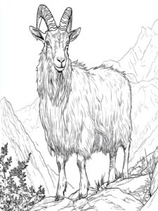 Jelajahi Dunia 30+ Halaman Mewarnai Kambing 🐐🎨 - Coloringpagesforkids.net