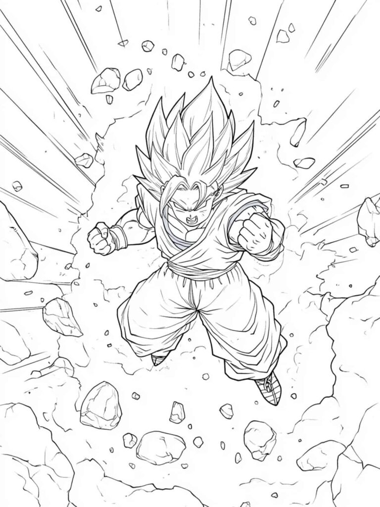 25+ Free Dragon Ball Z Coloring Pages For Kids - Coloringpagesforkids.net