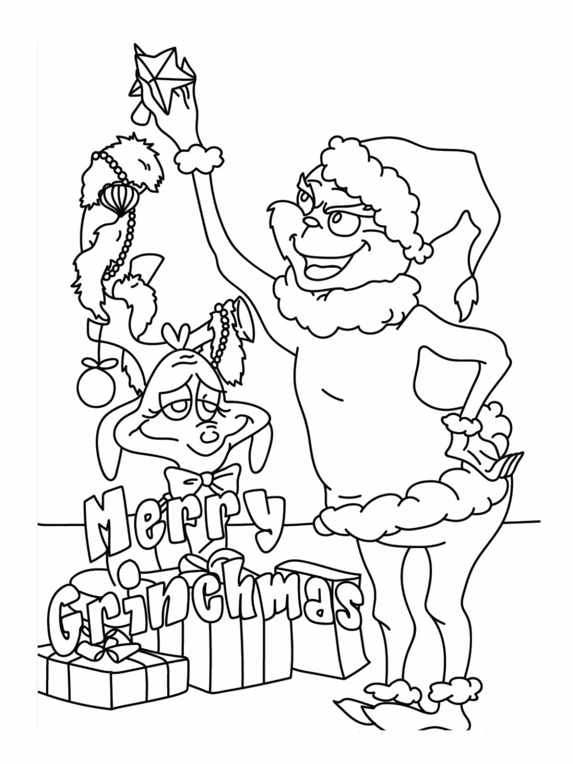 Celebrate Christmas with 32+ Fun Grinch Coloring Pages 😠🎄 ...