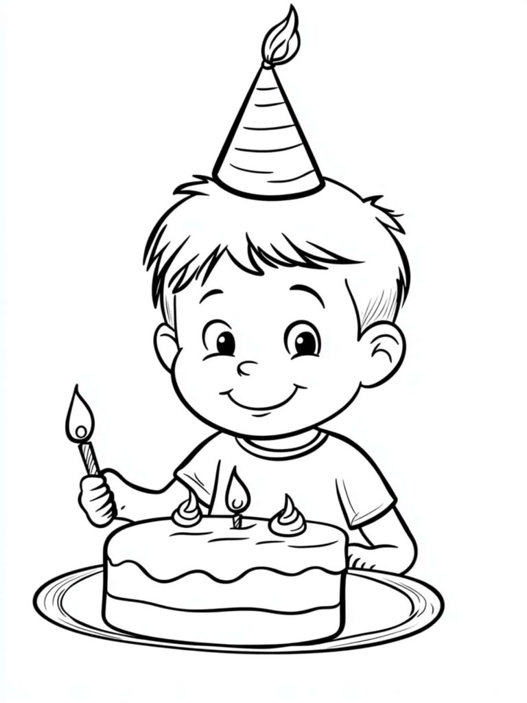 Celebrate Happy Birthday with These 40+ Free Coloring Pages 🎉🎂 ...