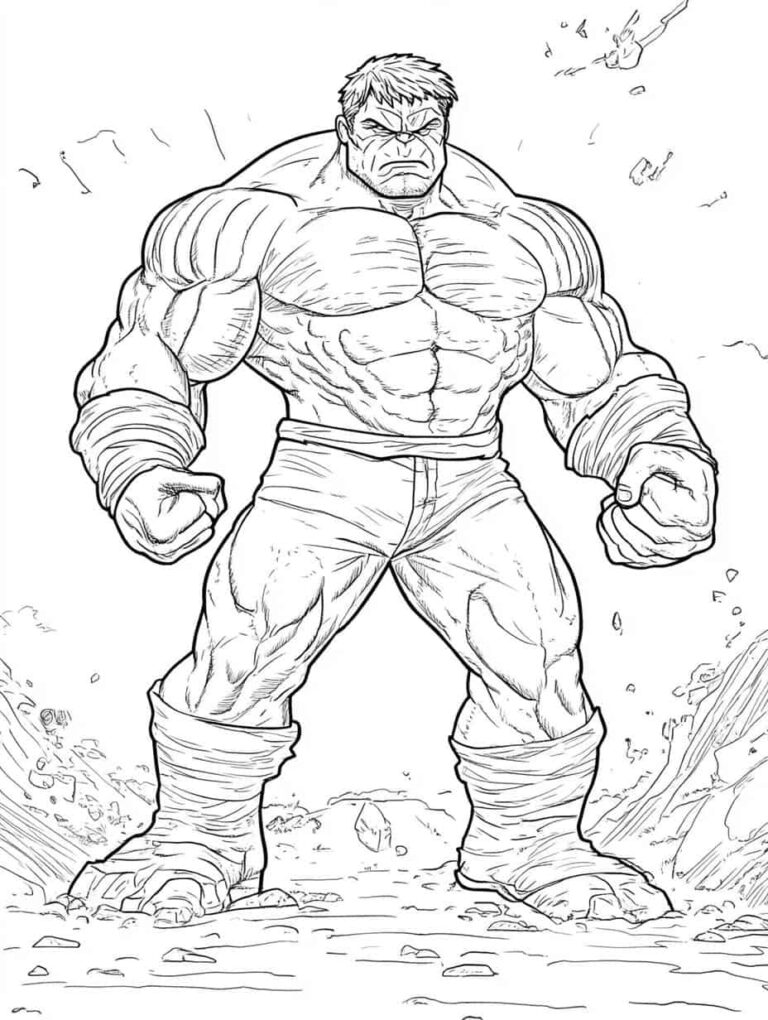 Engaging 25+ Free Hulk Coloring Pages for Kids 🎨💪 ...