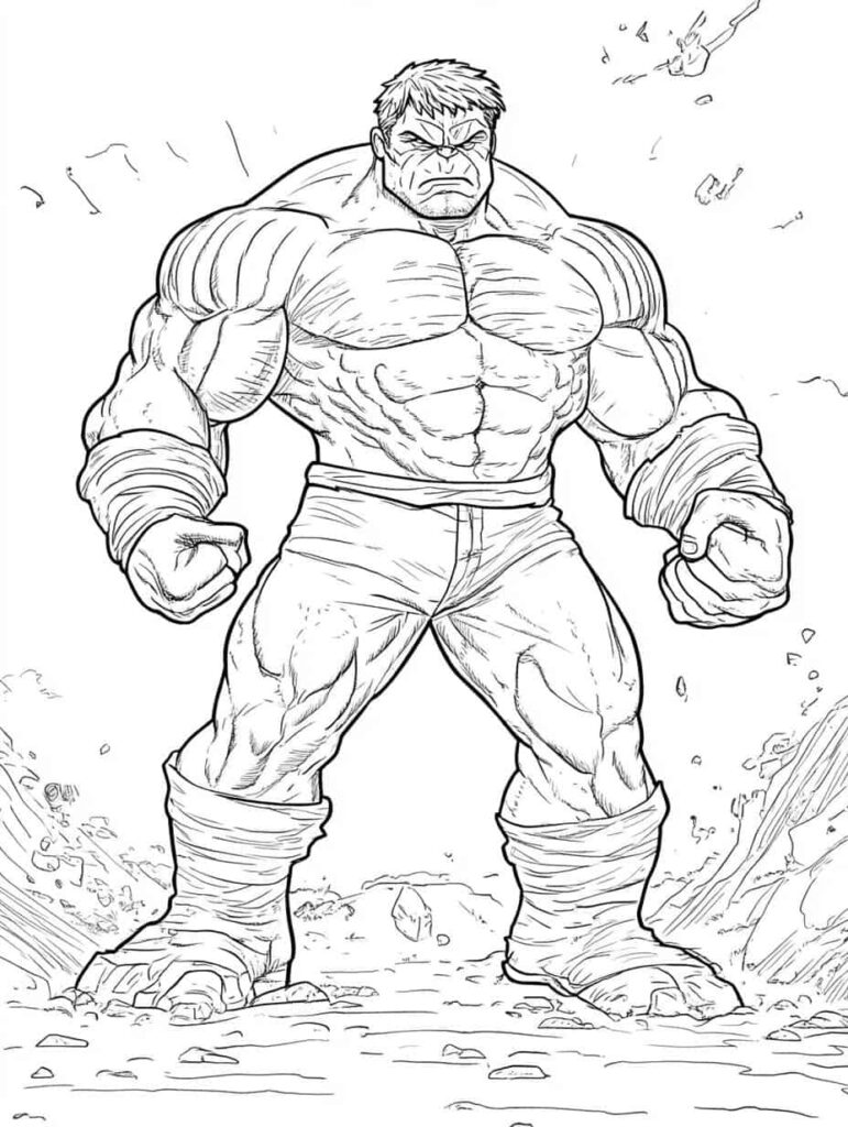 Engaging 25+ Free Hulk Coloring Pages for Kids 🎨💪 ...