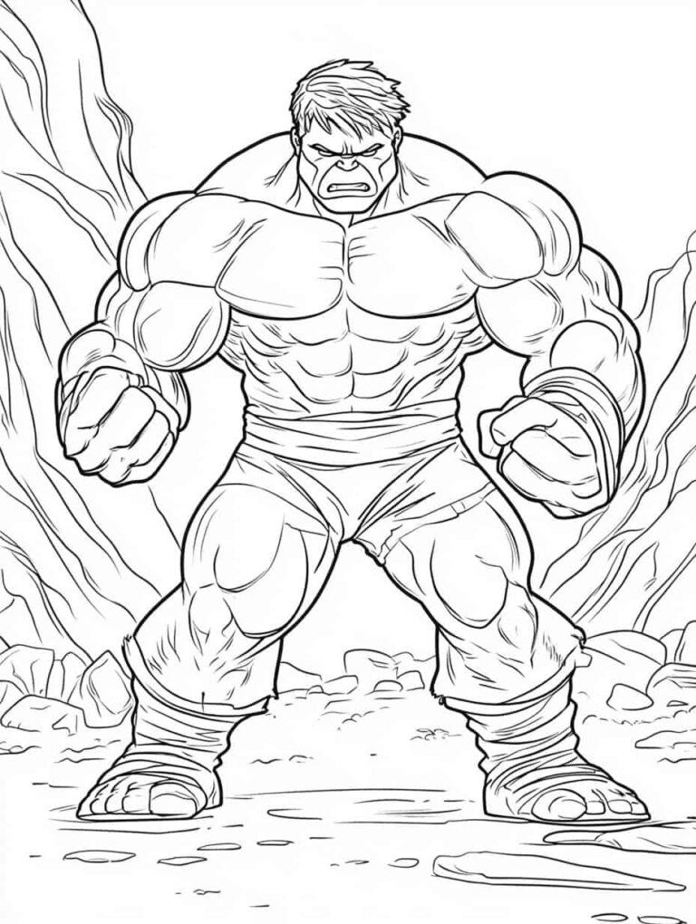 Engaging 25+ Free Hulk Coloring Pages for Kids 🎨💪 ...