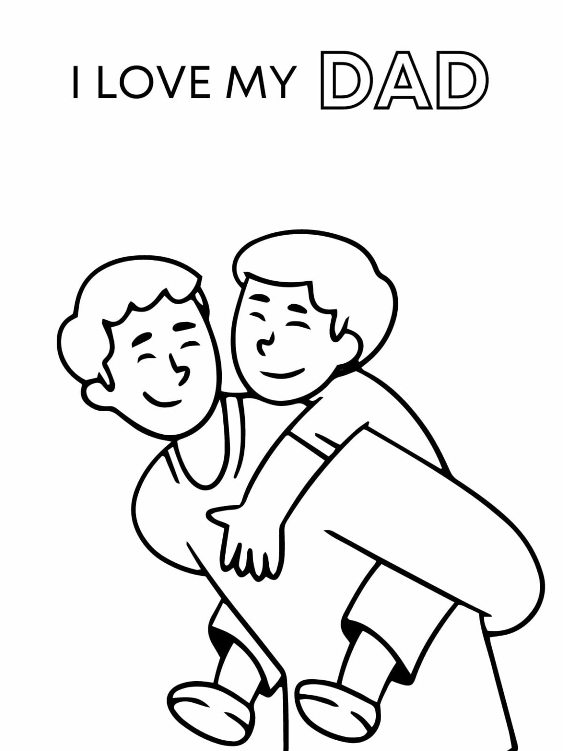 40+ Father's Day Coloring Pages: Show Dad Some Love 🎨👨‍👧 ...