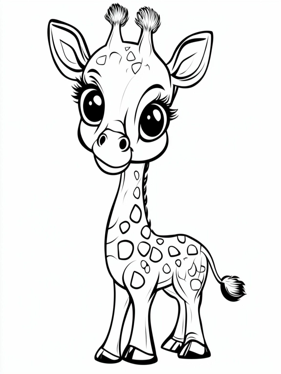 30 best giraffe coloring pages printable for kids 🦒🎨 ...