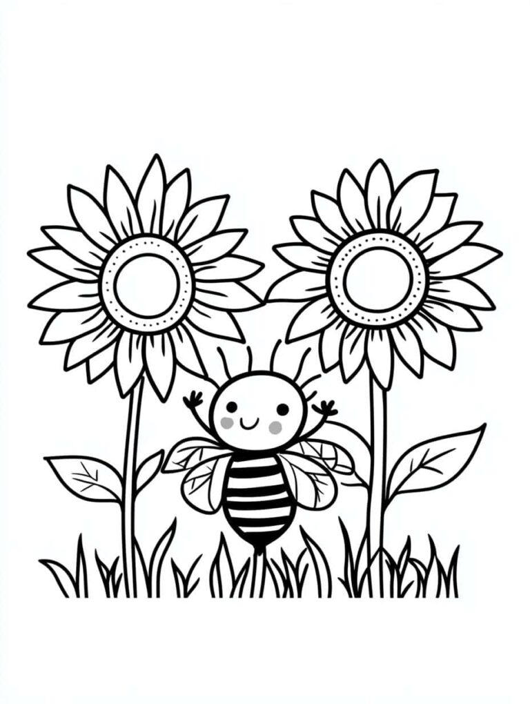 30+ free bee coloring pages for hours of fun 🌼🐝 - Coloringpagesforkids.net