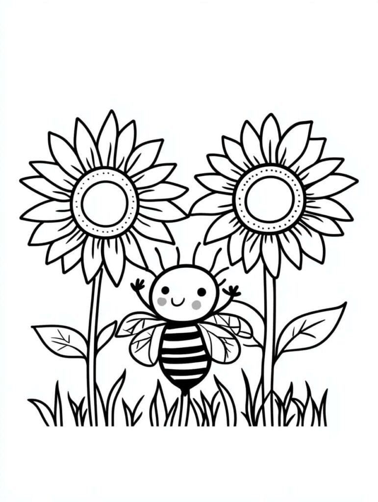 30+ free bee coloring pages for hours of fun 🌼🐝 - Coloringpagesforkids.net