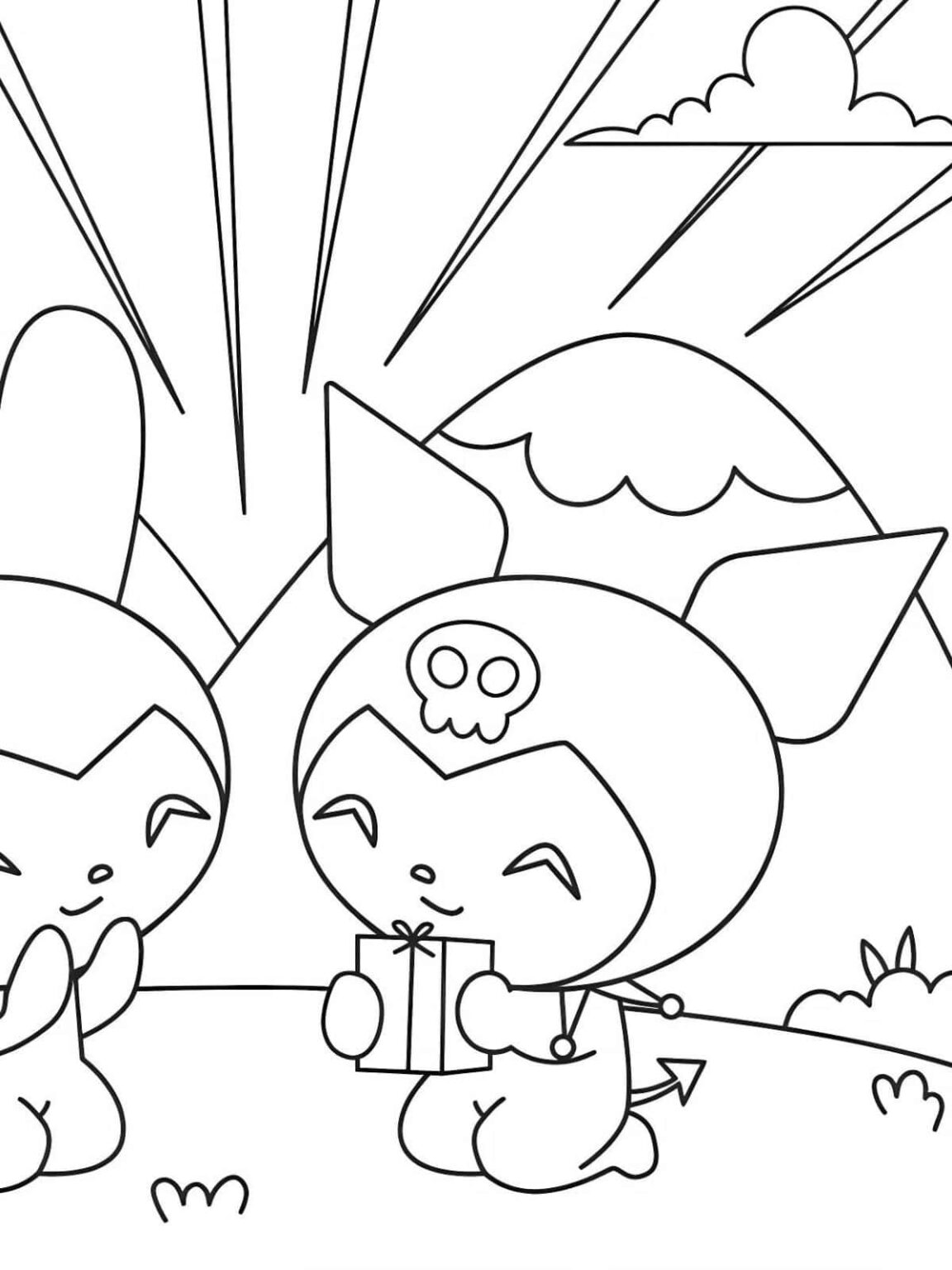 Get Creative 30+ Kuromi Coloring Pages 🎨💀 - Coloringpagesforkids.net