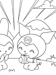 30 以上のクロミの塗り絵で創造性を刺激しましょう 🎨💀 - Coloringpagesforkids.net