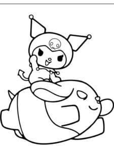 30 以上のクロミの塗り絵で創造性を刺激しましょう 🎨💀 - Coloringpagesforkids.net