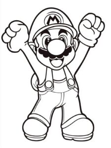 40+ meilleures pages à colorier Mario imprimables pour enfants 🎨🍄 ...