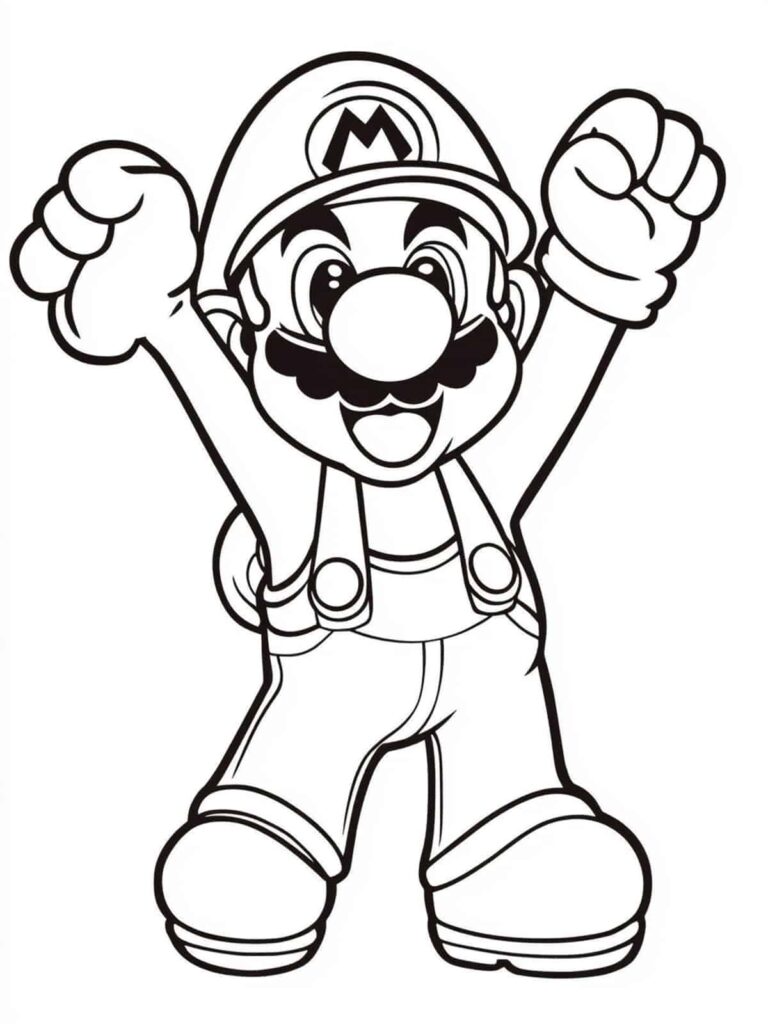 40+ Best Printable Mario Coloring Pages for Kids 🎨🍄 ...