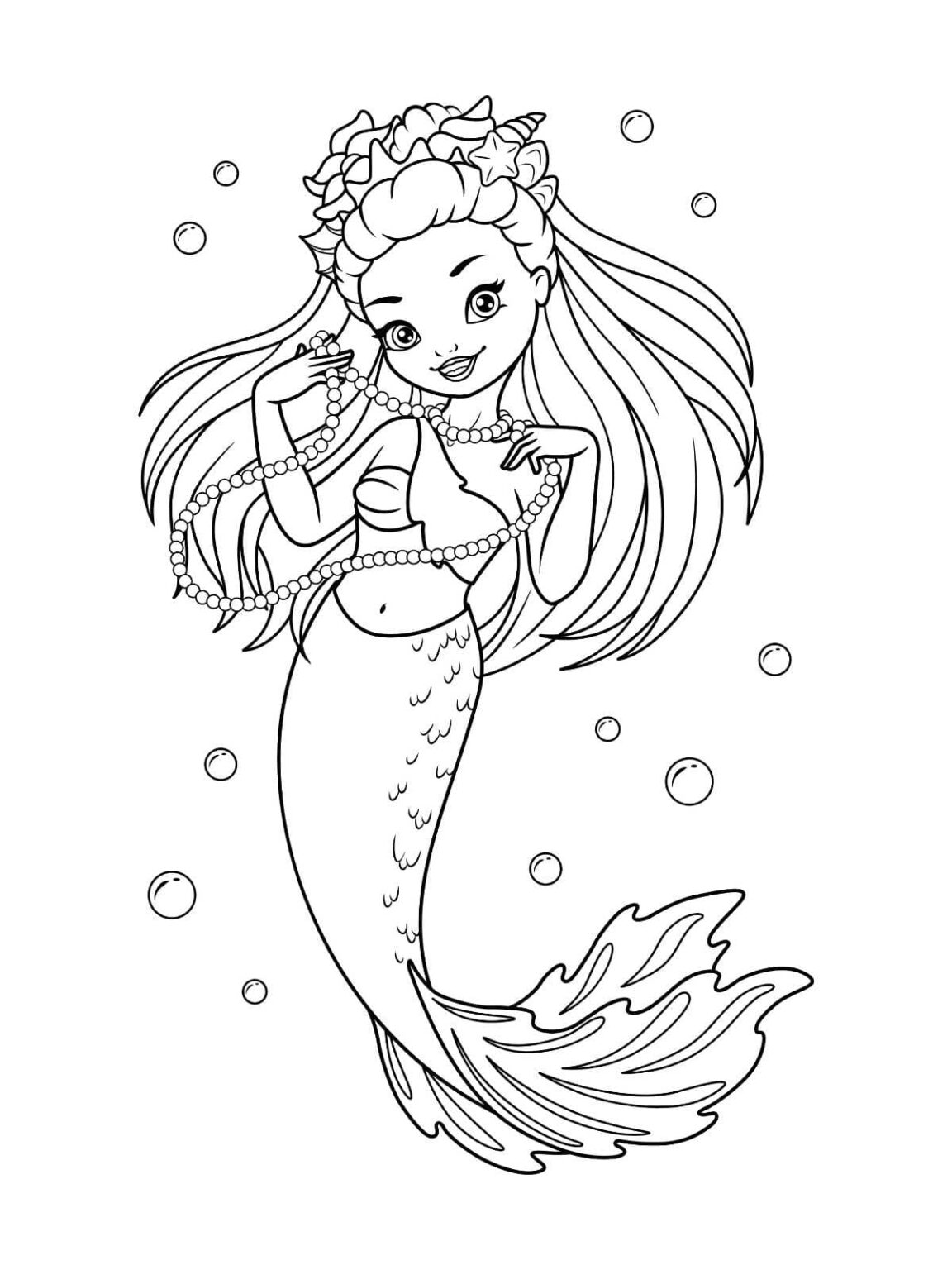 Dive into Our Collection of Mermaid Coloring Pages 🐠🧜‍♀️ ...