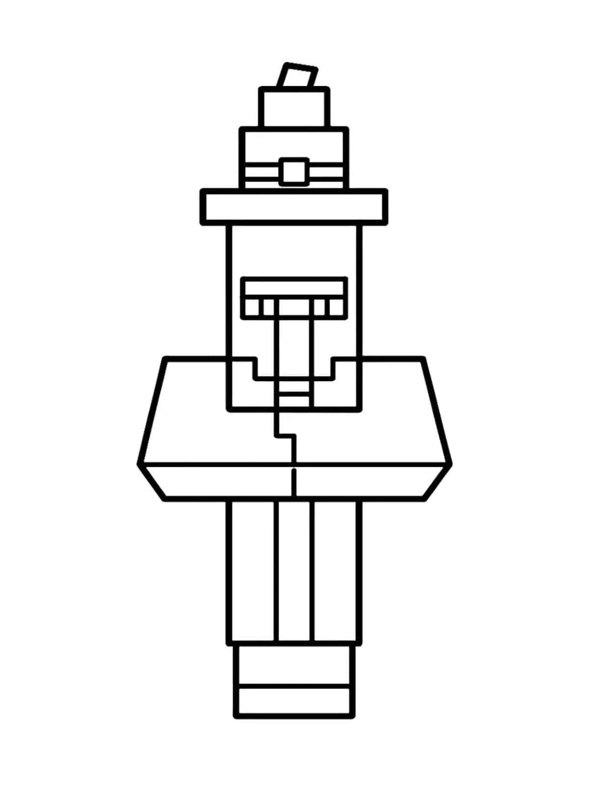 Halaman Mewarnai Minecraft: Ciptakan Dunia Anda 🔷🖌️ ...