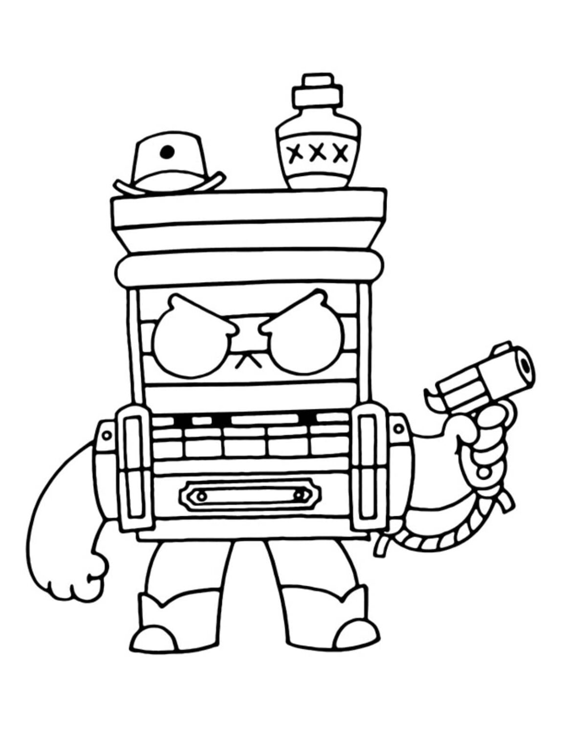 아이들을 위한 브롤스타즈 색칠 페이지 30+개 🎮 - Coloringpagesforkids.net