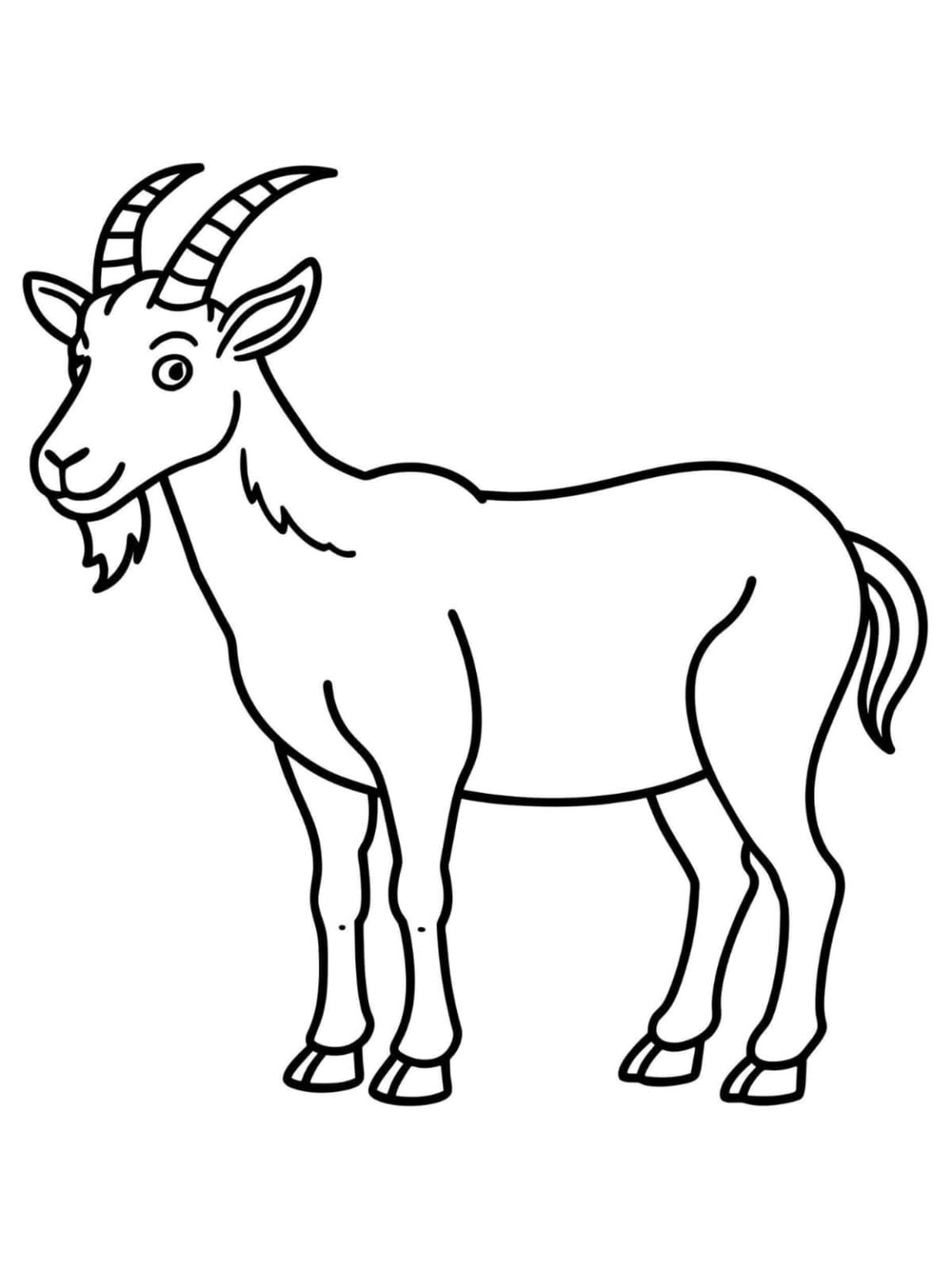 Jelajahi Dunia 30+ Halaman Mewarnai Kambing 🐐🎨 - Coloringpagesforkids.net
