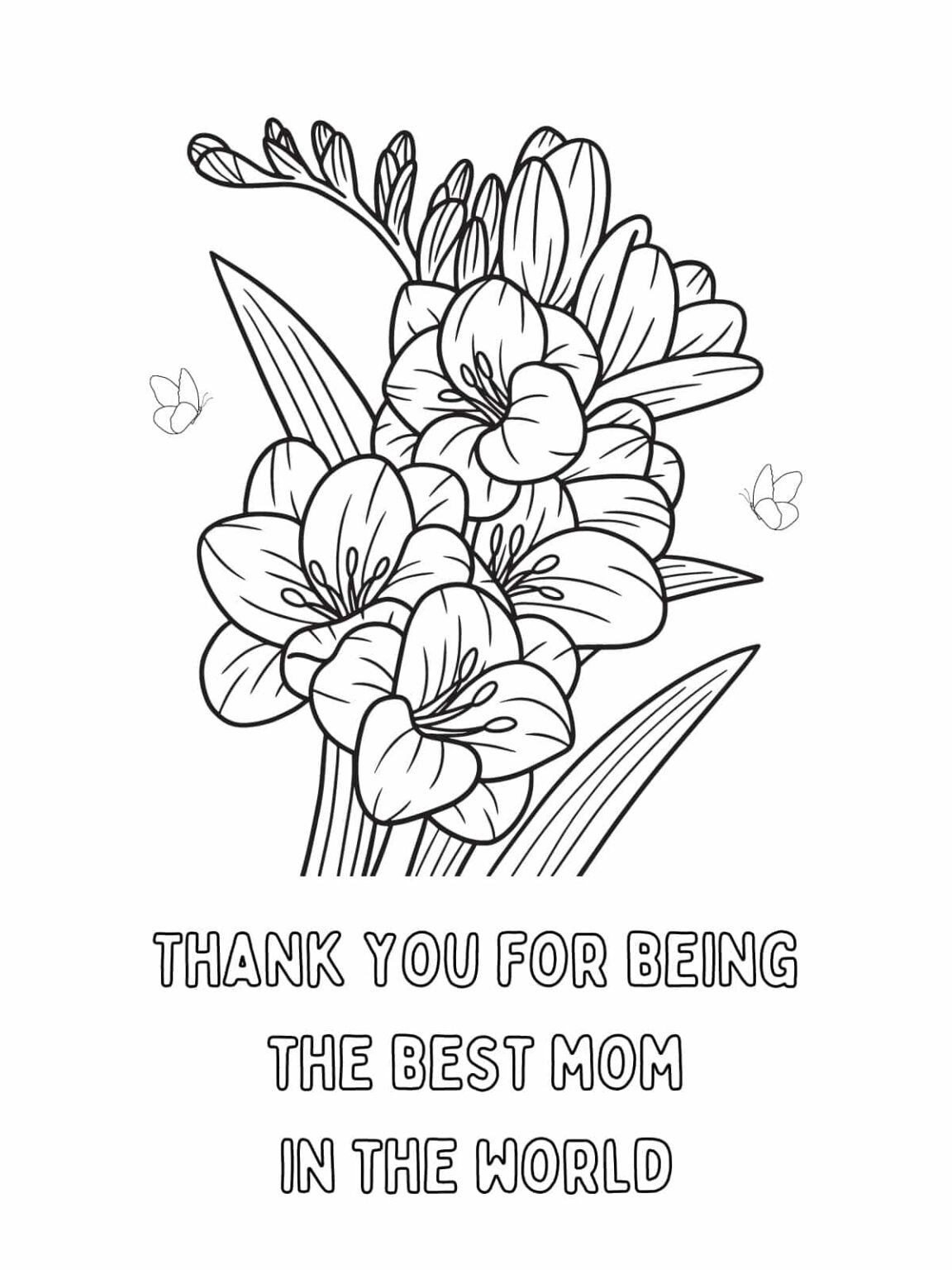 Descubre 40 páginas para colorear gratis del día de la madre 🎨💐 ...