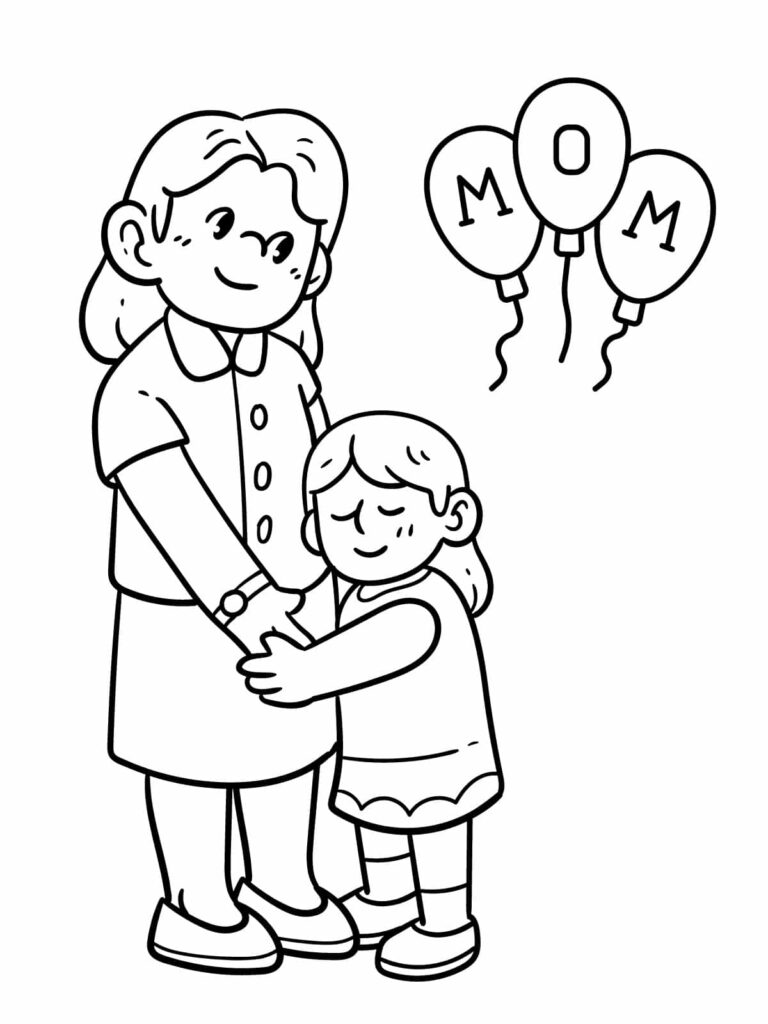 Discover 40 free mother's day coloring pages 🎨💐 - Coloringpagesforkids.net