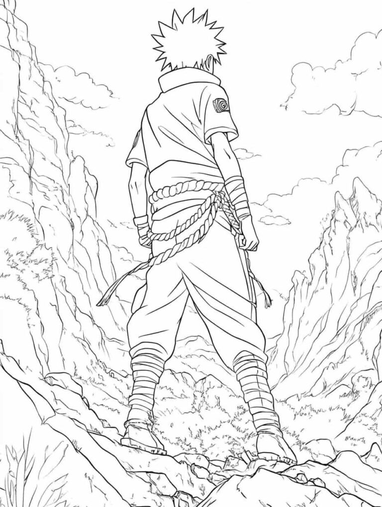 Koleksi 25+ Halaman Mewarnai Naruto yang Dapat Dicetak ...