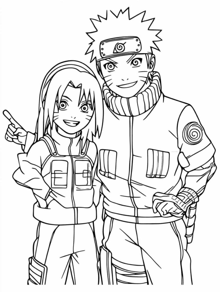 Collection Of 25+ Printable Naruto Coloring Pages ...