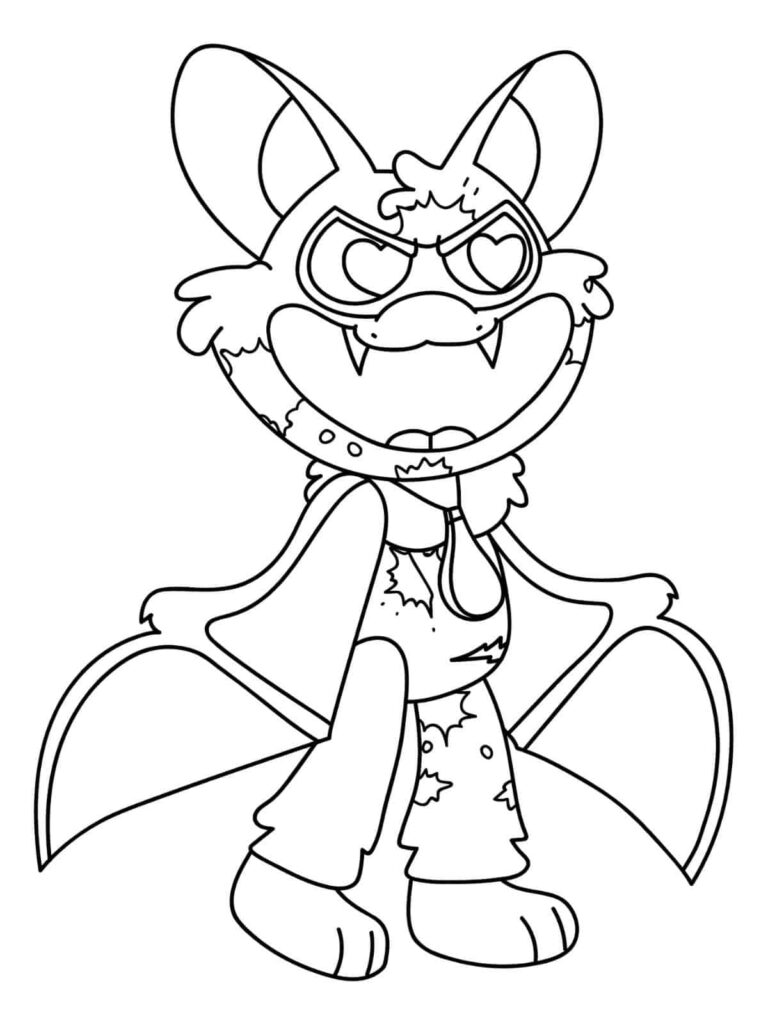 Poppy Playtime 4 Coloring Pages: The Nightmare Critters 👻🎨 ...