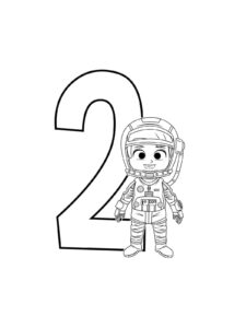 Dari 1 hingga 10: Halaman Mewarna Nombor Seronok Untuk Kanak-kanak 🔢🌈 ...