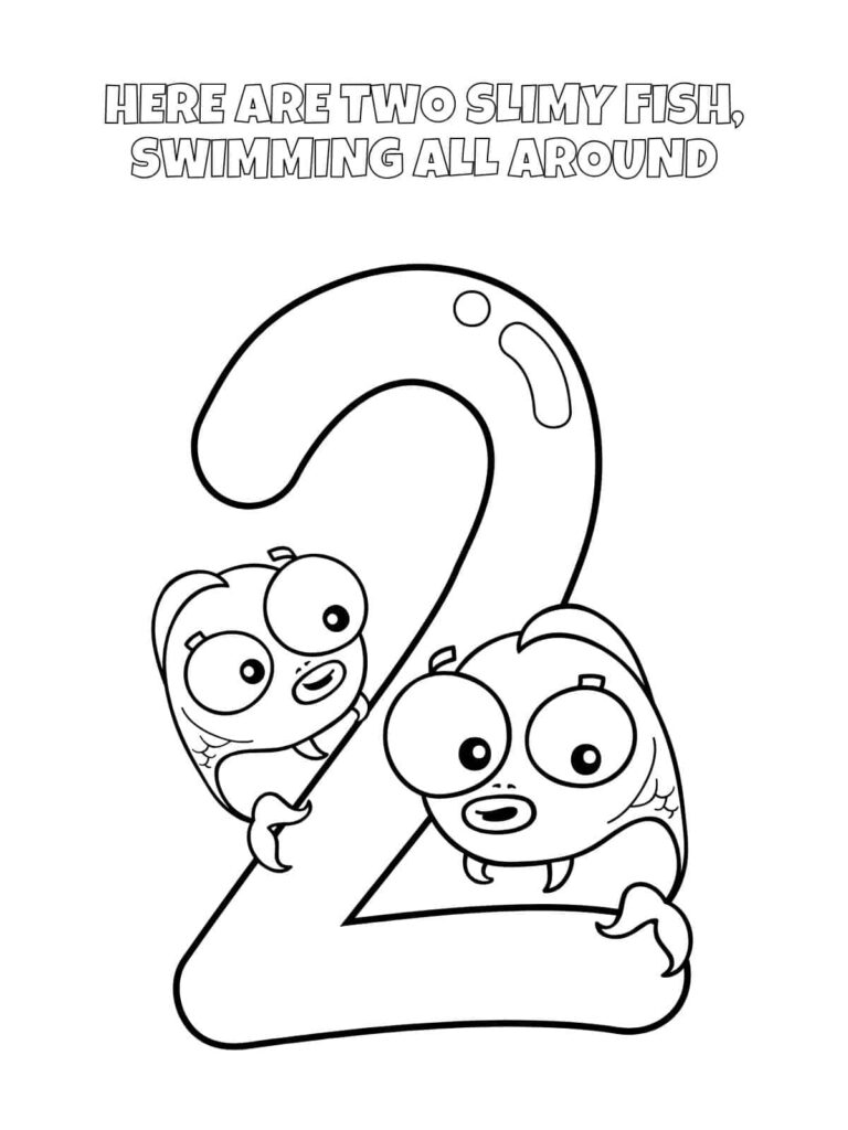 From 1 to 10: Fun Number Coloring Pages For Kids 🔢🌈 ...