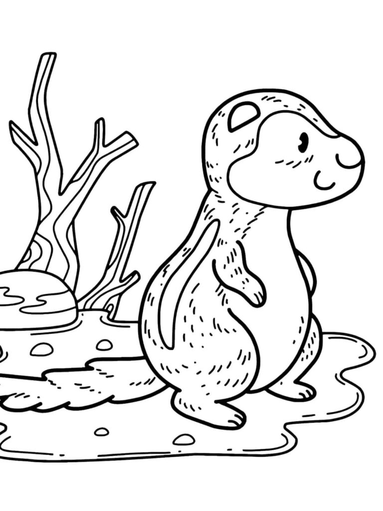 Top 25+ Otter Coloring Pages for Young Artists 🦦🎨 ...
