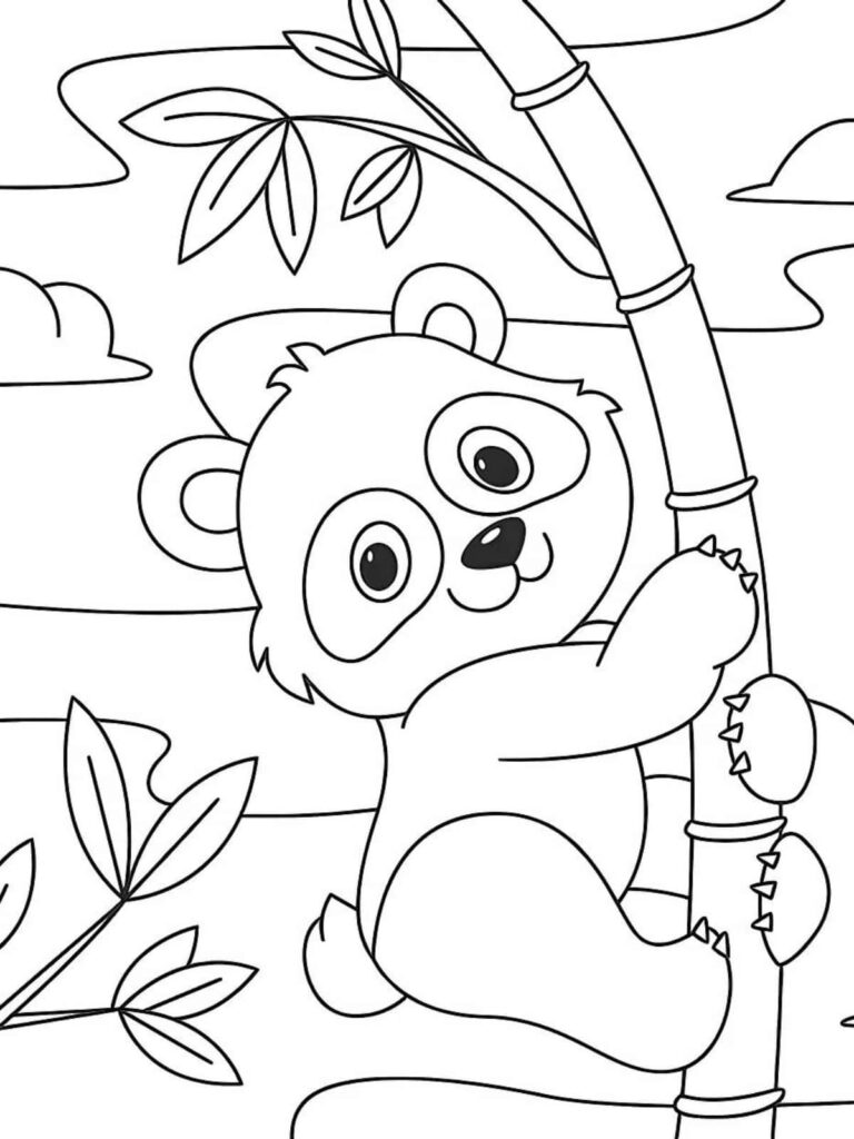 Colección de 30 páginas para colorear de pandas para imprimir 🐼🎨 ...