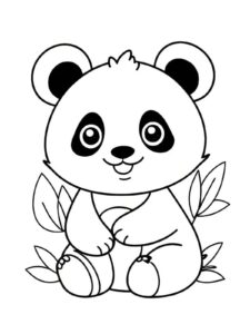 Kolekce 30 omalovánek panda k vytisknutí 🐼🎨 - Coloringpagesforkids.net